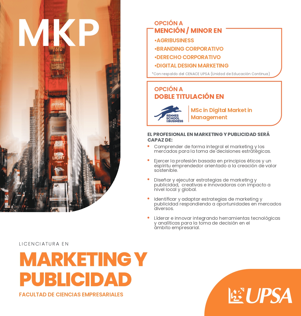 Facultad Ciencias Empresariales - UPSA